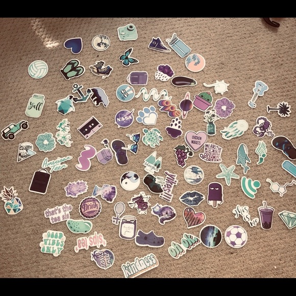 Accessories | 8 Aesthetic Stickers | Poshmark